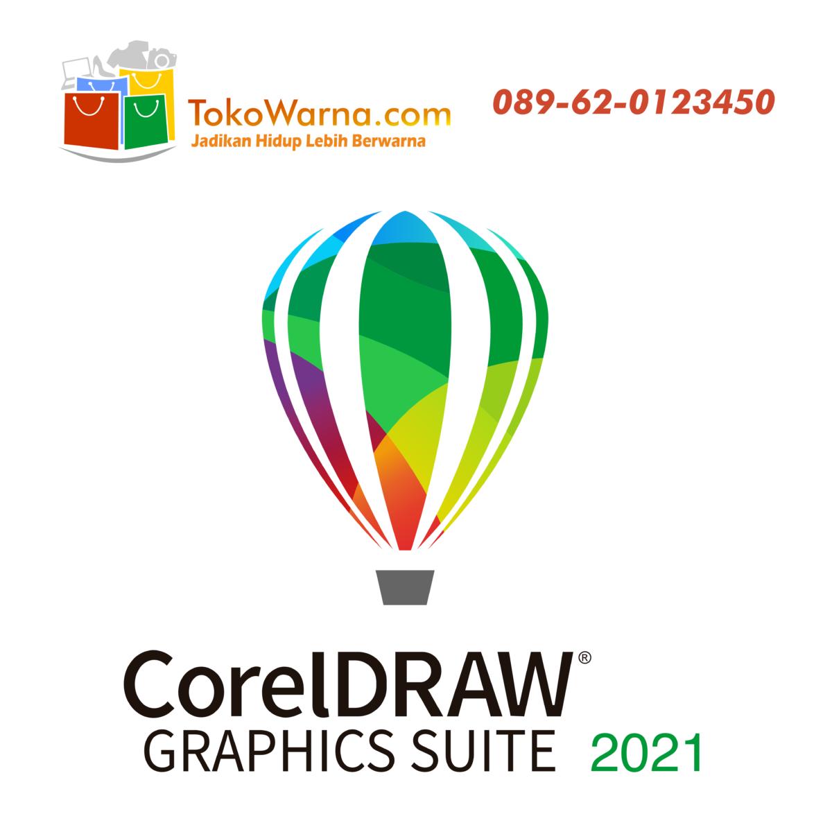 CorelDraw 2021 Corel Full Version Windows - Toko Warna